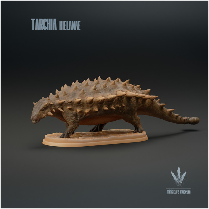 3D Printable Tarchia kielanae : Walking by Miniature Museum