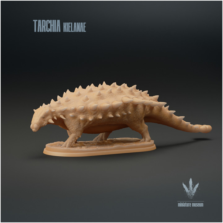 3D Printable Tarchia kielanae : Walking by Miniature Museum