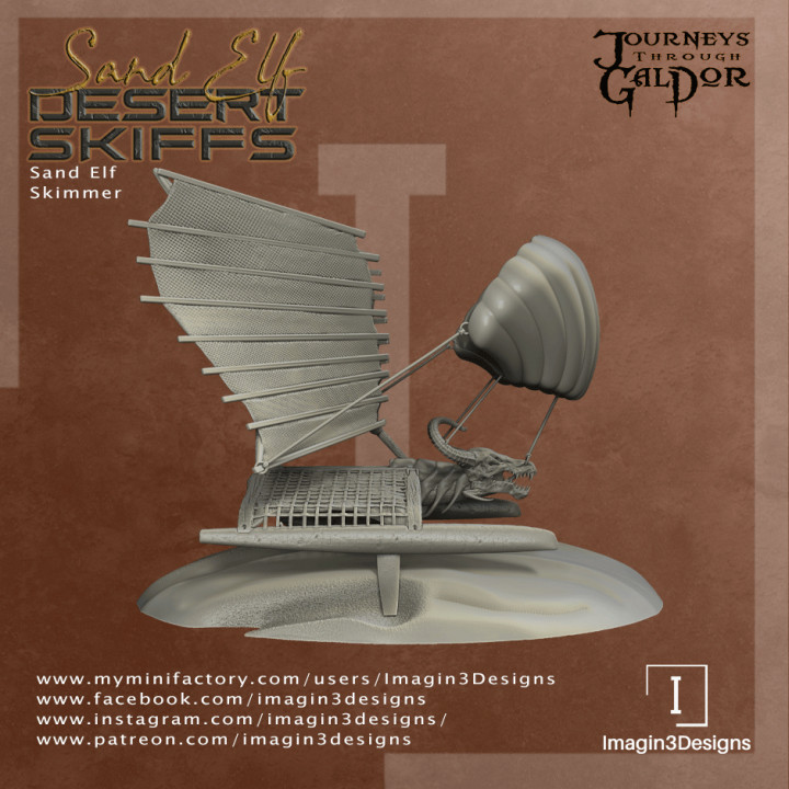 3D Printable Sand Elf Skimmer by Imagin3Designs