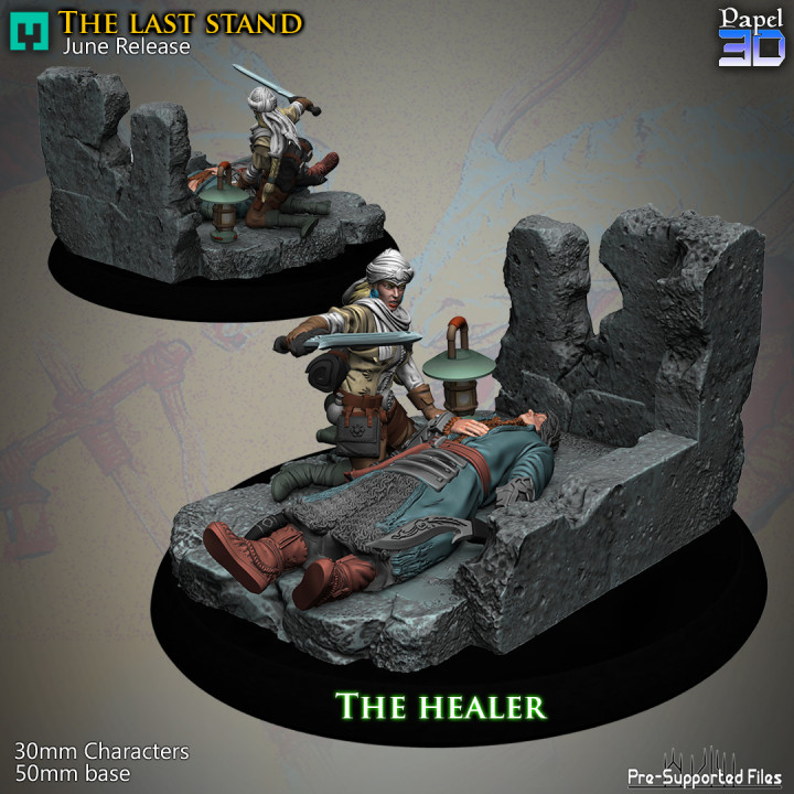 3D Printable The Healer by Papel 3D