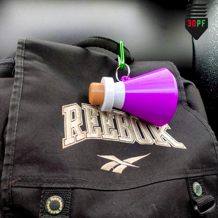 3D Printable Stash Potion Keychain by MysticMesh3D