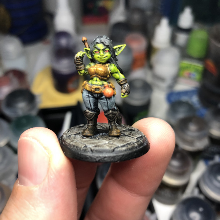 3D Print of Blix the Goblin Fighter by Minimania1291