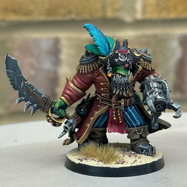 3D Print of Ork Pirate warboss by Creative Printables Ideas