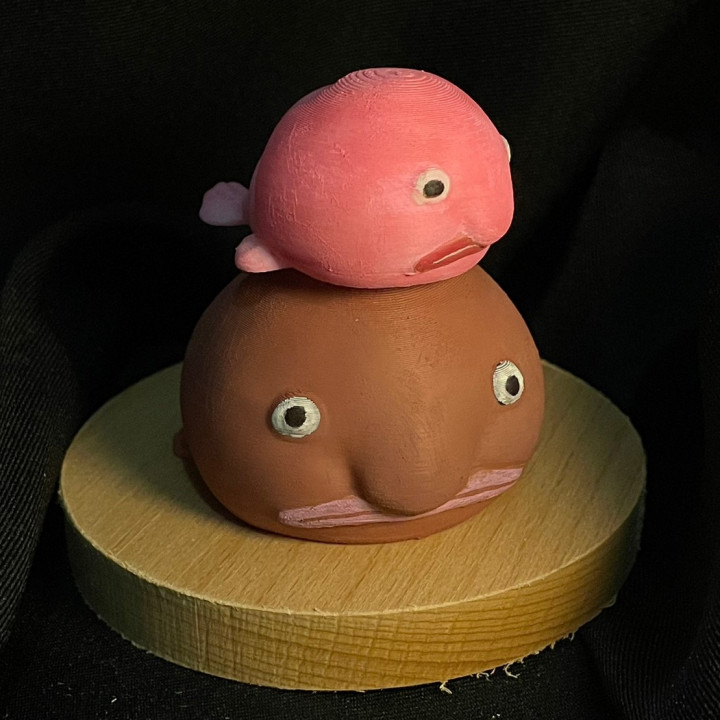 3D Printable Cute Blobfish by Ning