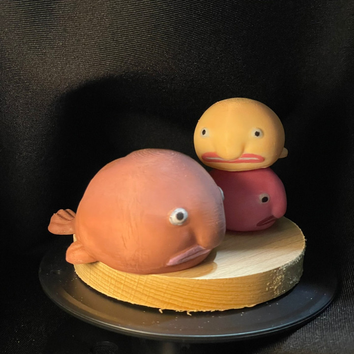 3D Printable Cute Blobfish by Ning