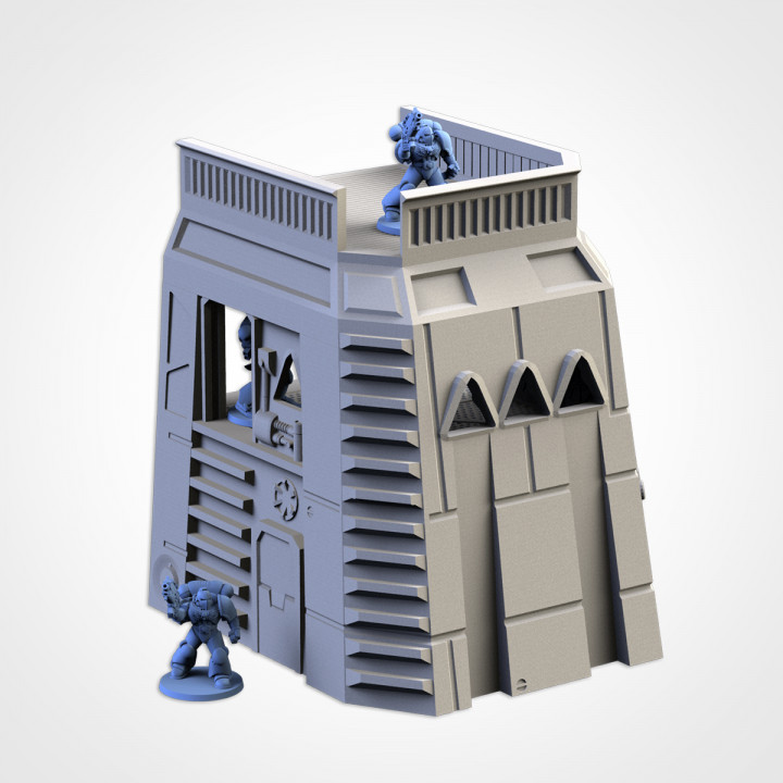 3D Printable MODULAR DEFENSE TURRETS by Txarli Factory