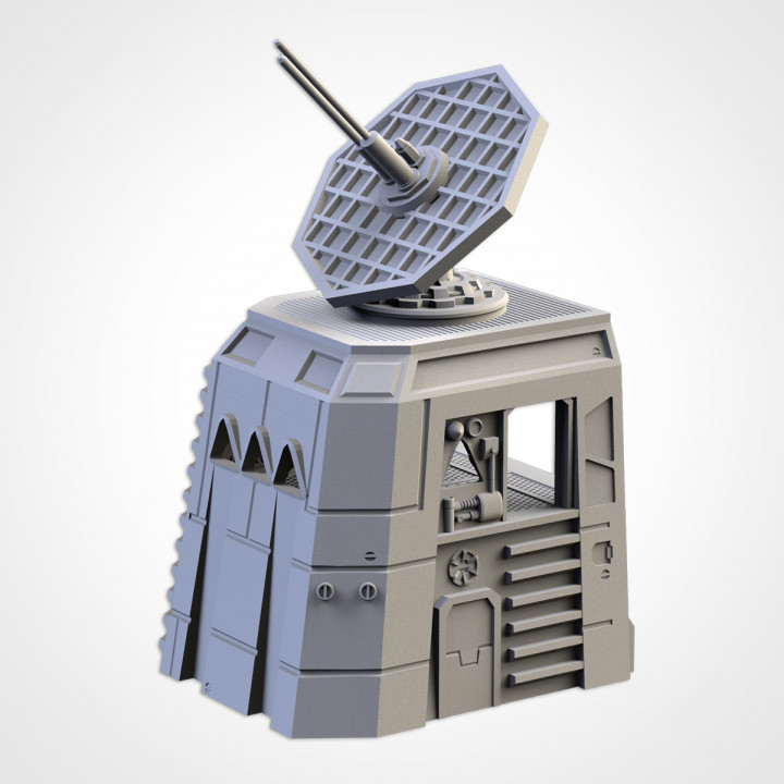 3D Printable MODULAR DEFENSE TURRETS by Txarli Factory