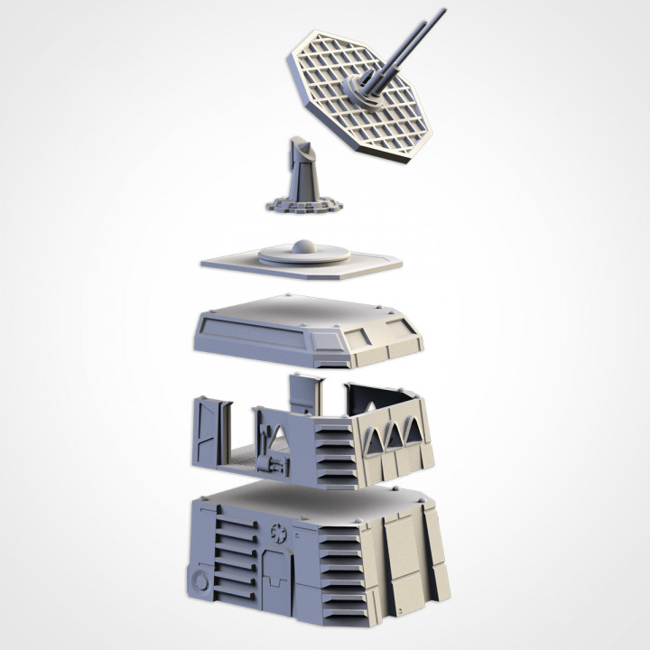 3D Printable MODULAR DEFENSE TURRETS by Txarli Factory