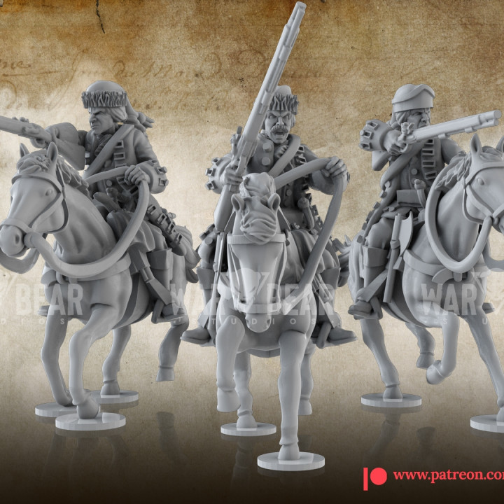 3D Printable WSS French Dragoons by BattleCat Miniatures