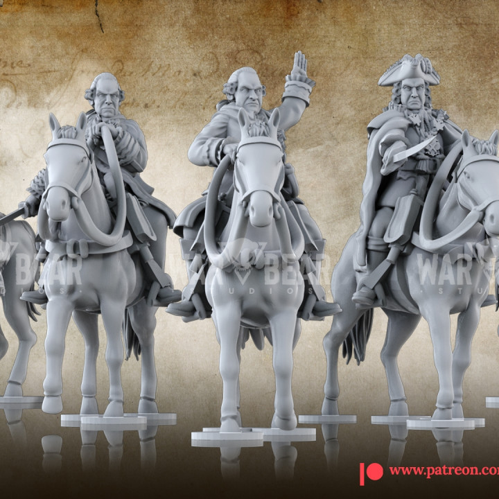3D Printable SYW Russian High Command by BattleCat Miniatures