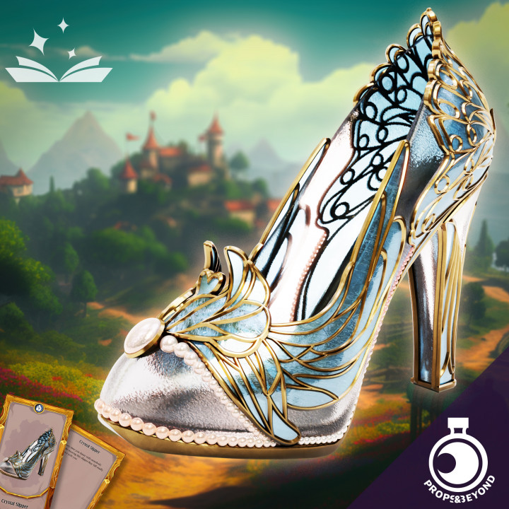 3D Printable Glass Slipper by Props&Beyond