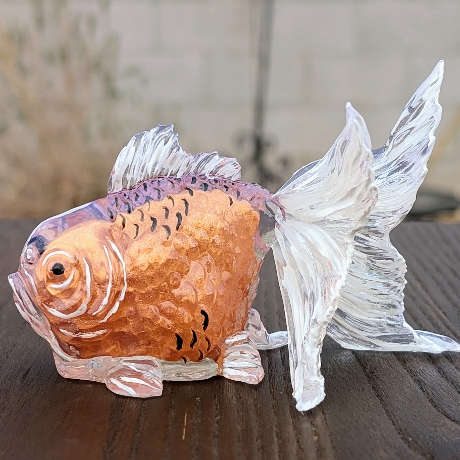 3D Printable Goldfish Figurine by Props&Beyond