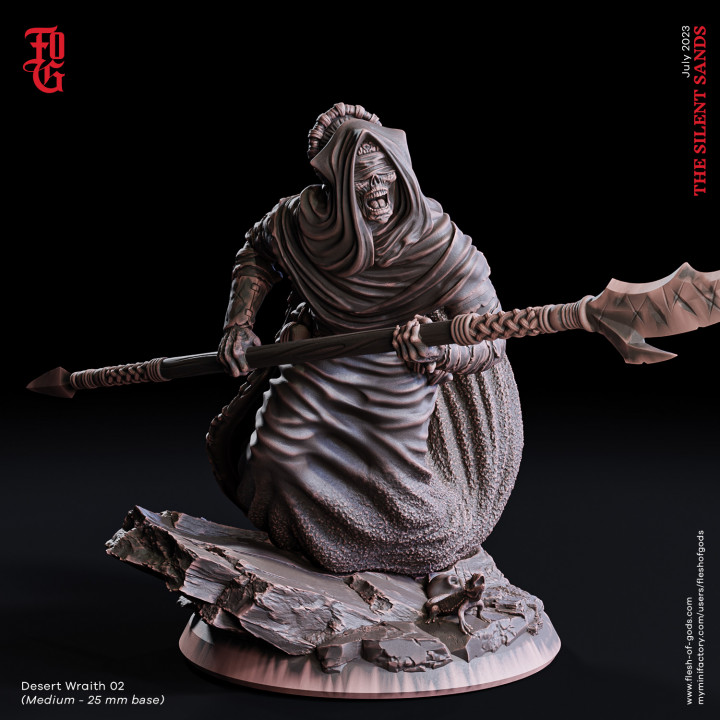 3D Printable Desert Wraith 02 by Flesh of Gods