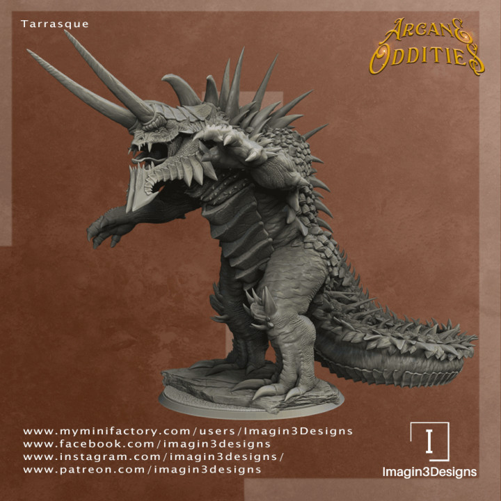 3D Printable Tarrasque by Imagin3Designs
