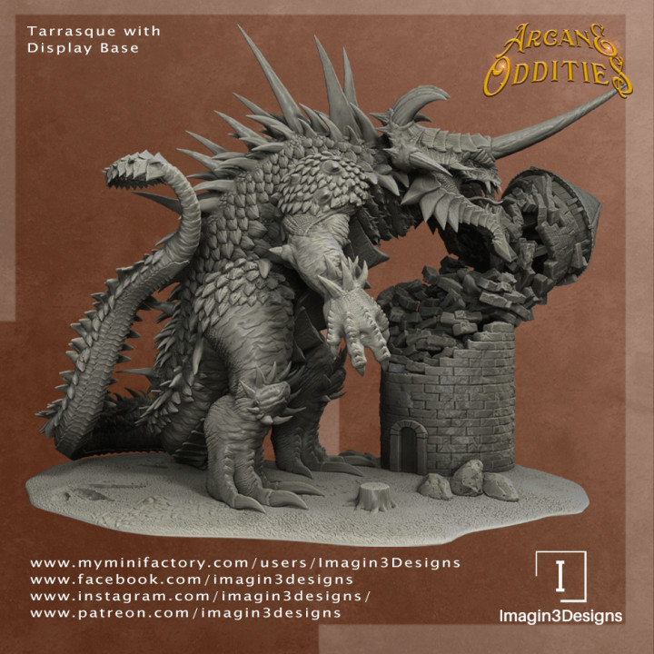 3D Printable Tarrasque by Imagin3Designs
