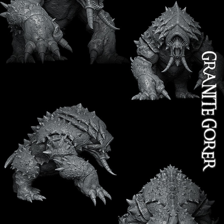 3D Printable Granite Gorer by RocketPigGames