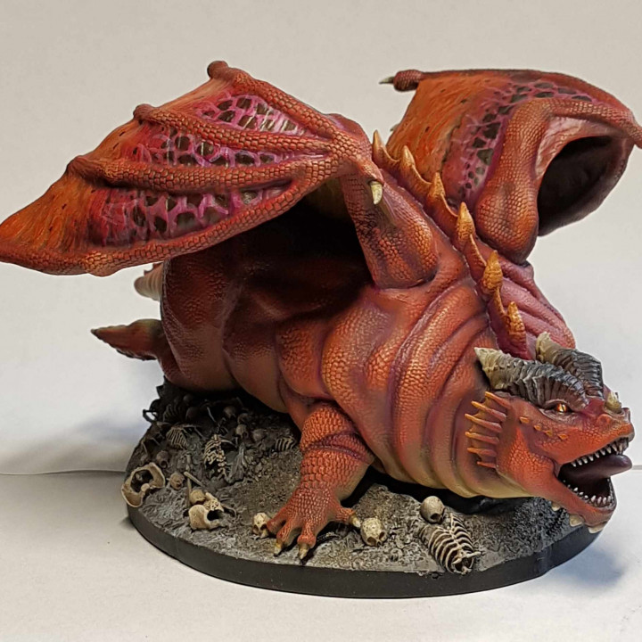 3D Print of CHONKY DRAGON! by JakeMorrell