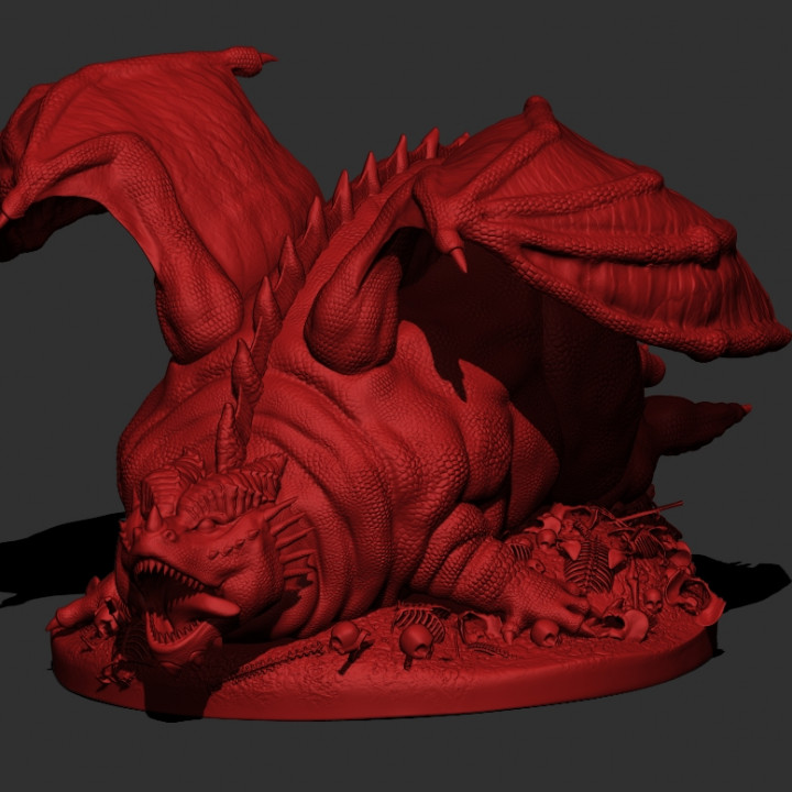 3D Printable CHONKY DRAGON! by Studio Fantasms