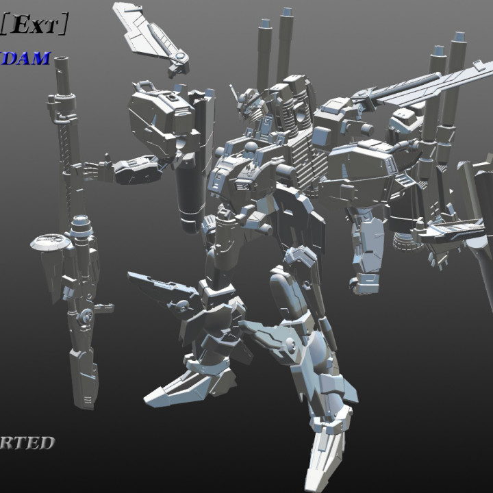 3D Printable MSA-0011 [Ext] Ex-S Gundam [Artifact Scale] [Free] by ...