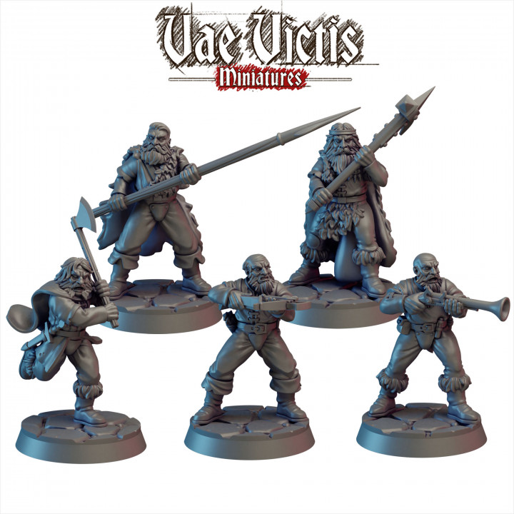 3D Printable [JULY 2023 RELEASE] Fur and steel by Vae Victis Miniatures