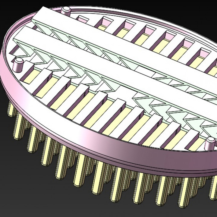 3D Printable Modular Air Comb by MING