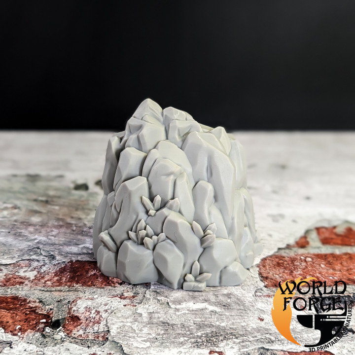 3D Printable Mine Entrance by World Forge Miniatures