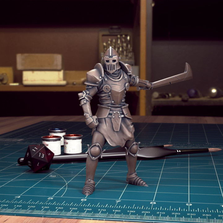 3D Printable Animated Armour 02 [Pre-Supported] by TytanTroll Miniatures