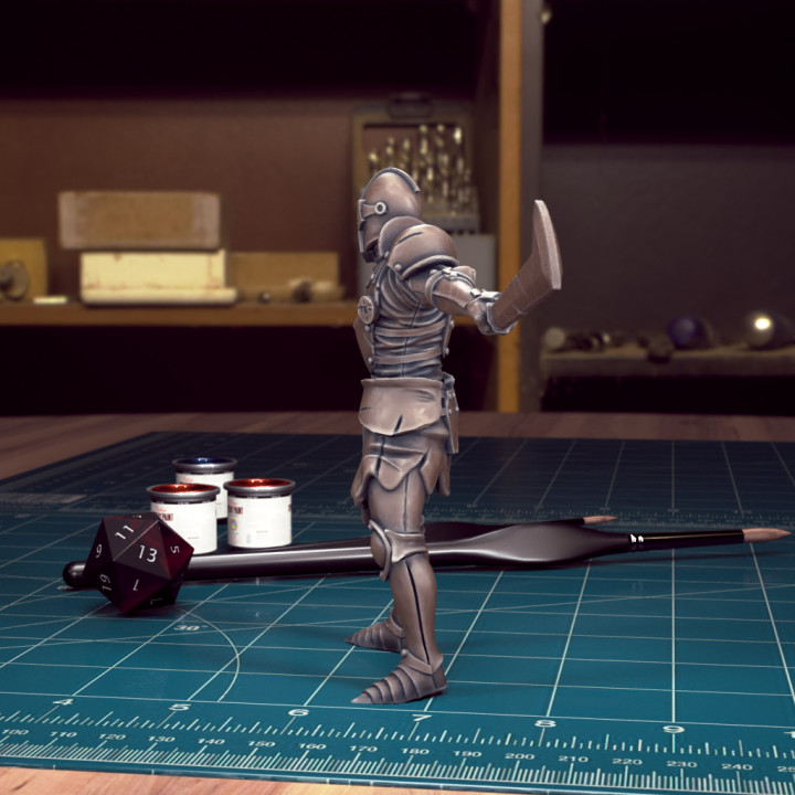 3D Printable Animated Armour 02 [Pre-Supported] by TytanTroll Miniatures