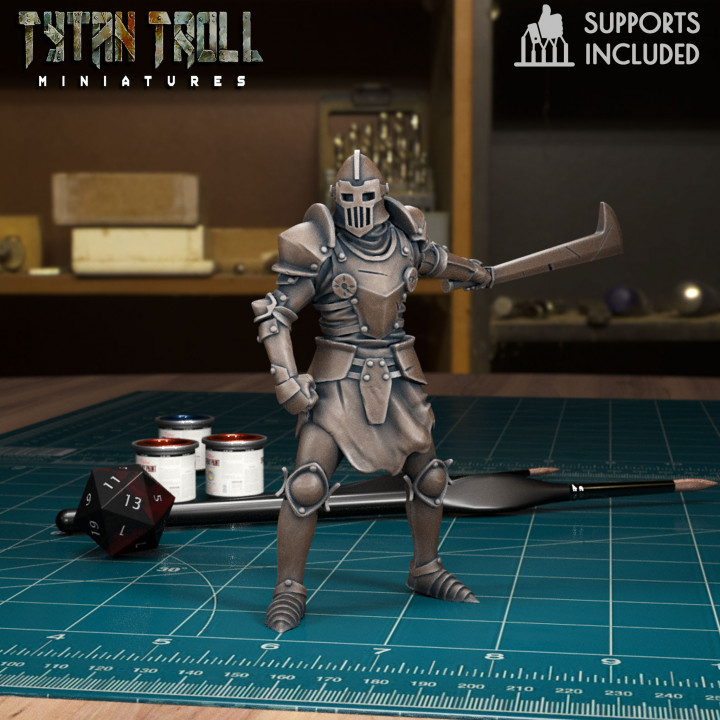 3D Printable Animated Armour Pack [Pre-Supported] by TytanTroll Miniatures