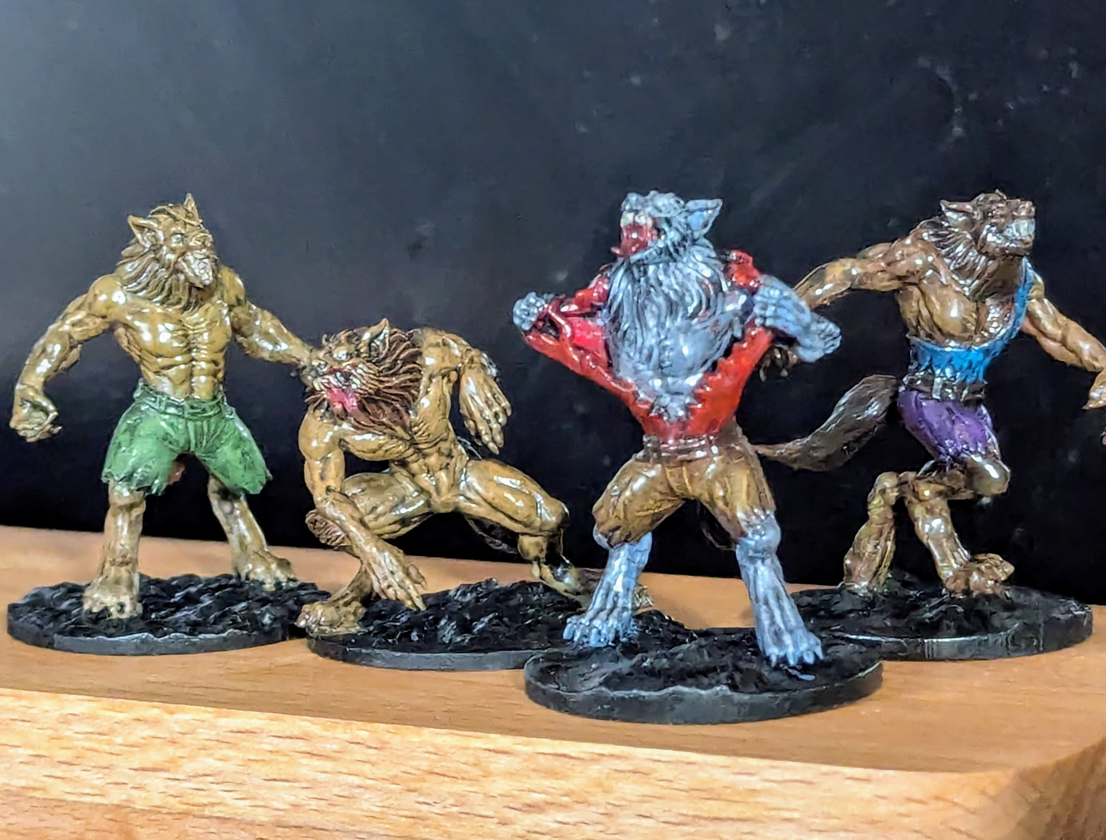 3D Printable Werewolf Pack [Pre-Supported] by TytanTroll Miniatures