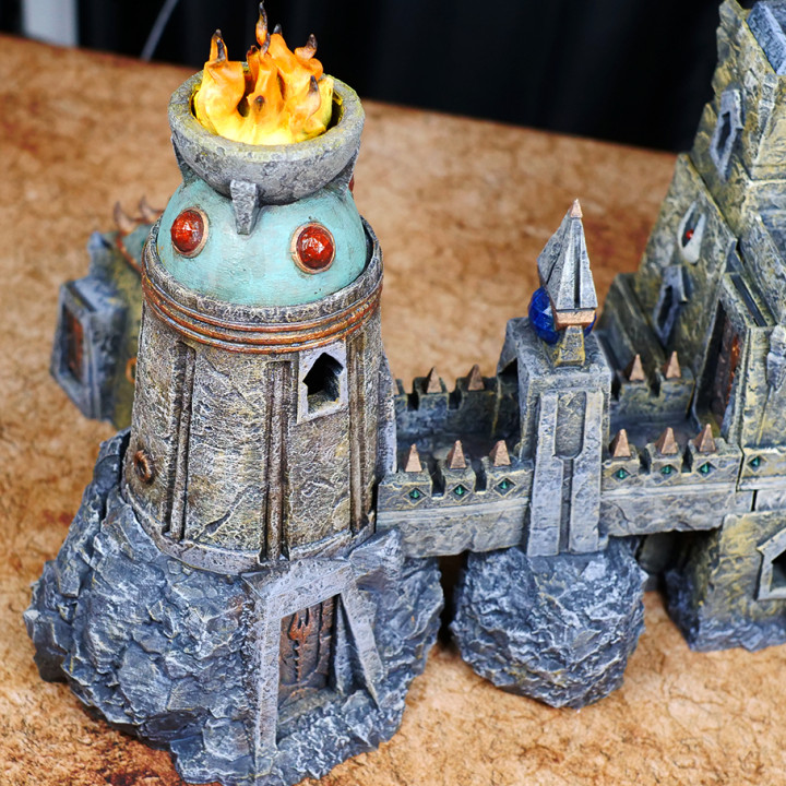 3D Printable Black Coast Citadel by DecoQuest Workshop