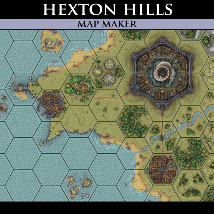 3D Printable Hexton Hills Map Designer by Hexton Hills