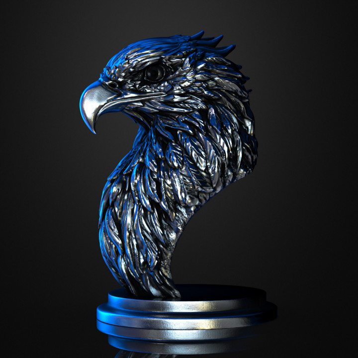 3D Printable Bald Eagle (Pre-Supported) by Fotis Mint Studios