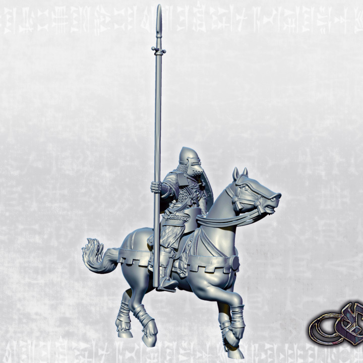 3D Printable Frontier Knight on horse - July's Release by Ezipion ...