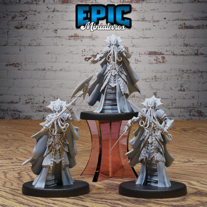 3D Printable Mind Eater Classic Set / Astral Flayer / Nightmare Ruler ...