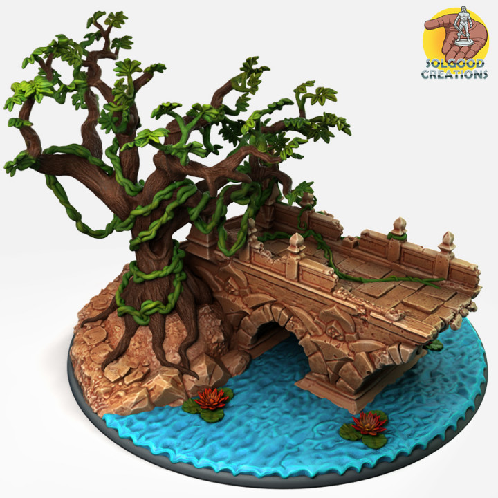 3D Printable Fantasy Bases - 50 pc by SolGood Creations