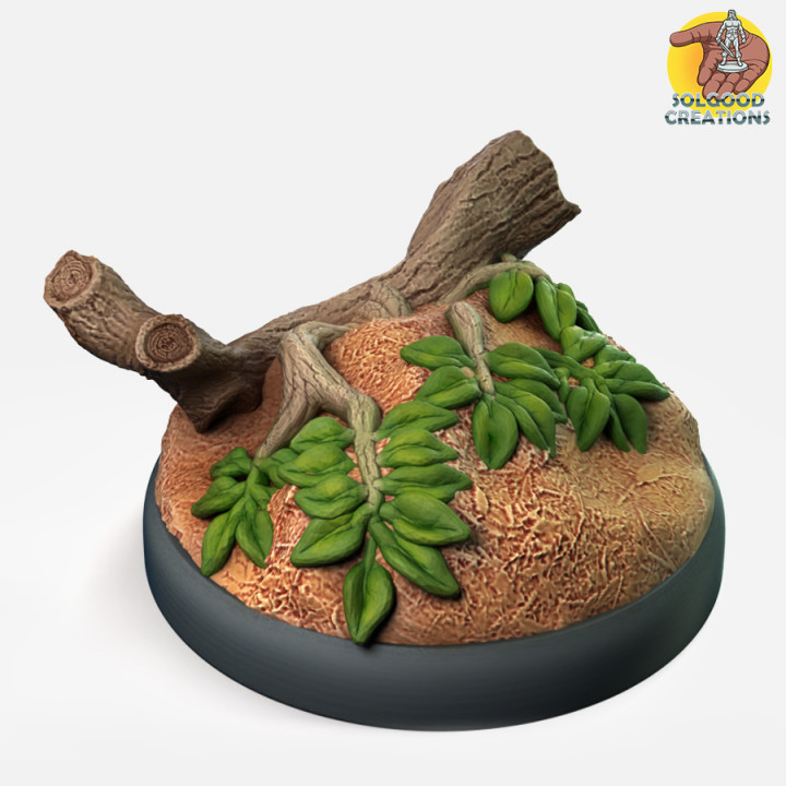 3D Printable Fantasy Bases - 50 pc by SolGood Creations