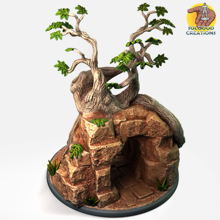 3D Printable Fantasy Bases - 50 pc by SolGood Creations