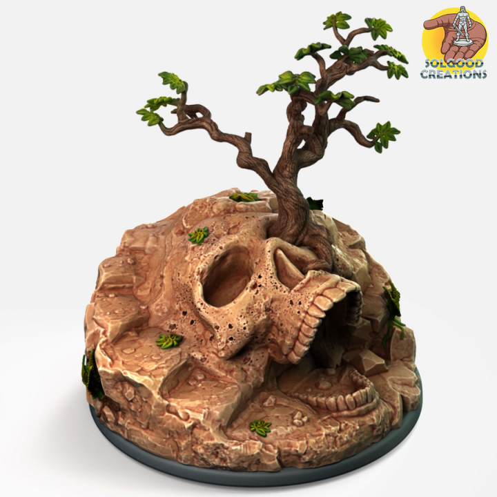 3D Printable Fantasy Bases - 50 pc by SolGood Creations