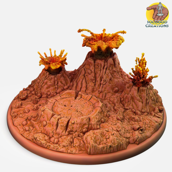 3D Printable Fantasy Bases - 50 pc by SolGood Creations
