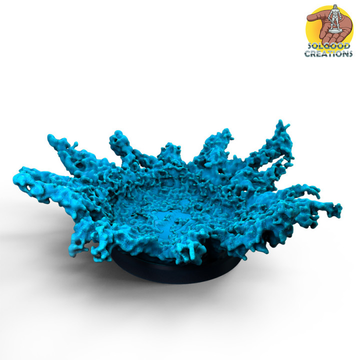 3D Printable Fantasy Bases - 50 pc by SolGood Creations