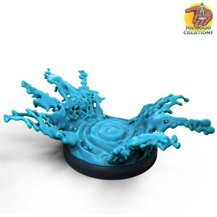 3D Printable Fantasy Bases - 50 pc by SolGood Creations