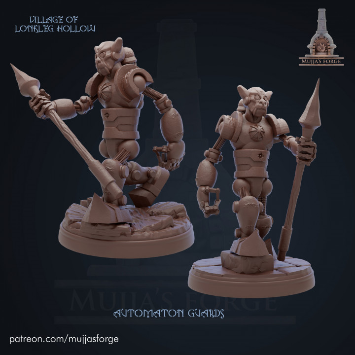 3D Printable VOLH-AUTOMATON GUARD by MUJJA'S FORGE