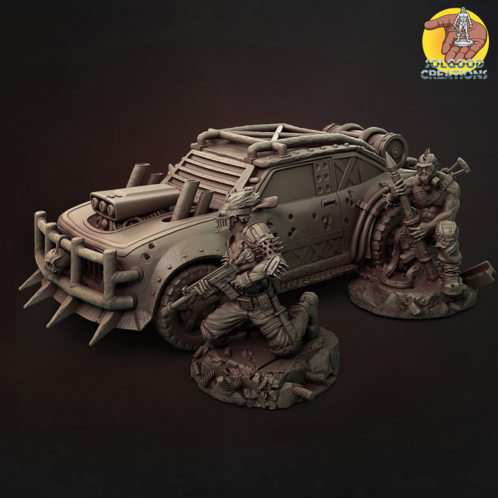 3D Printable Diorama - Last stand of the techknights by SolGood Creations