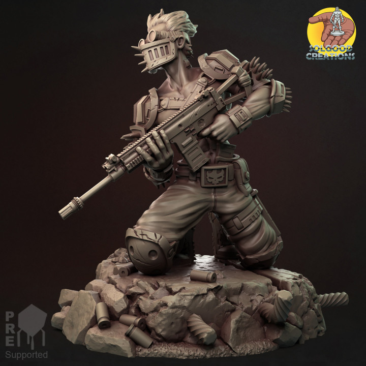 3D Printable Diorama - Last stand of the techknights by SolGood Creations