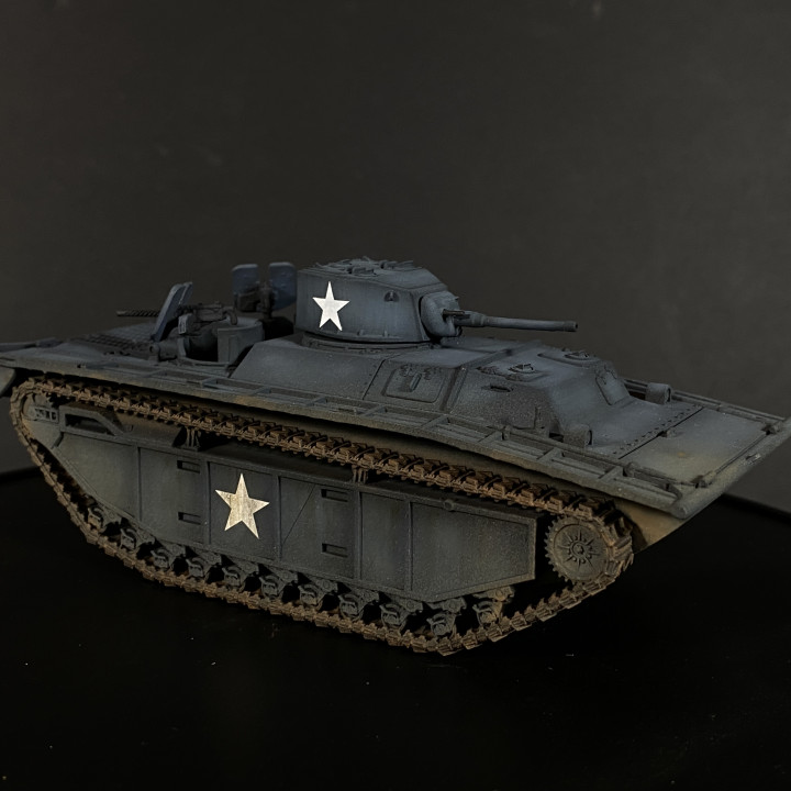 3D Printable LVT(A)-1 Amtrack (Amphibious, US, WW2) by Wargame3d 3D Printable LVT(A)-1 Amtrack (Amphibious, US, WW2) by Wargame3d