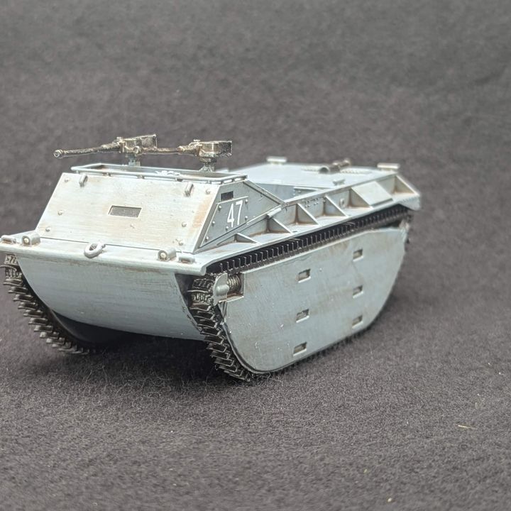 3D Printable LVT-1 Alligator (Amphibious, US, WW2) by Wargame3d