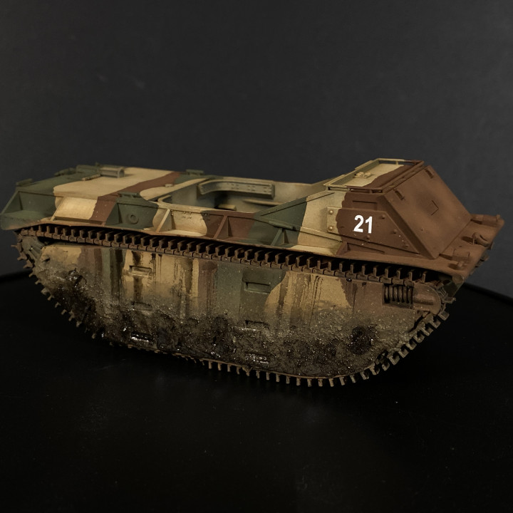 3D Printable LVT-1 Alligator (Amphibious, US, WW2) by Wargame3d