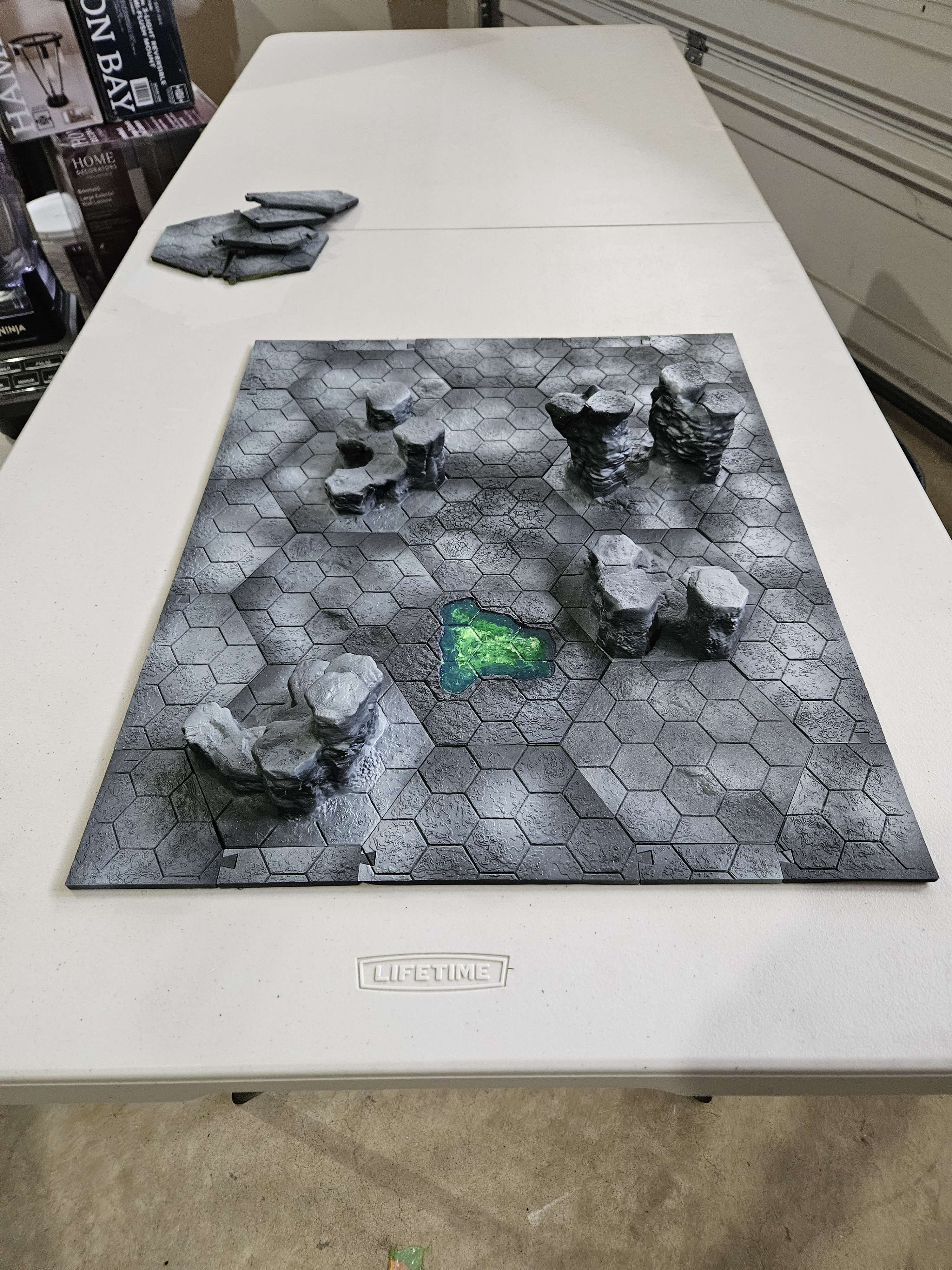 3D Printable HexTerrain - ground modules by Jörg Cappel
