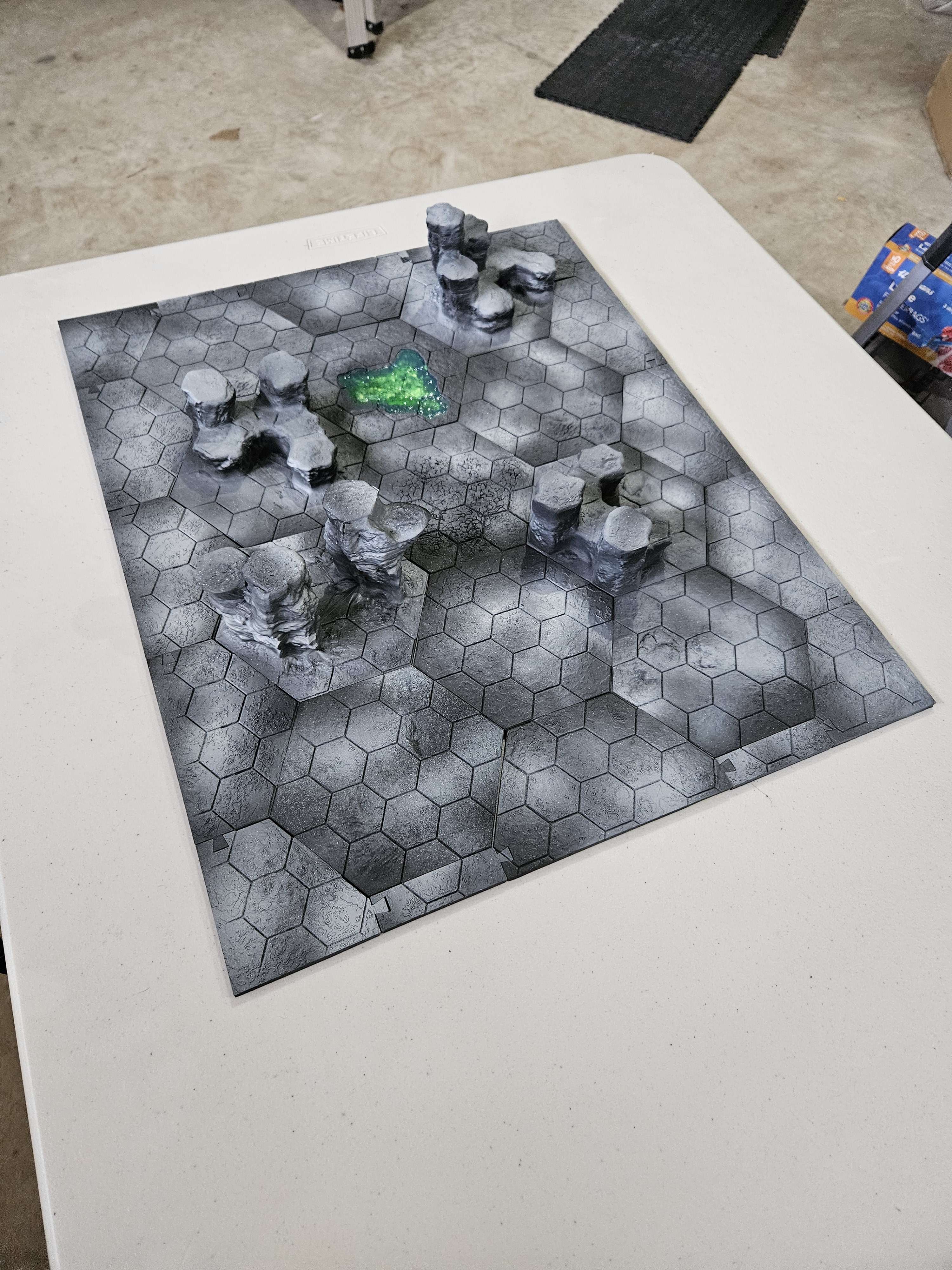 3D Printable HexTerrain - ground modules by Jörg Cappel
